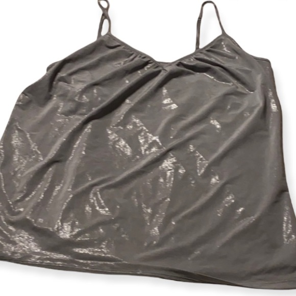 New York & Company | Tops | New York Company Silver Metallic Tank ...